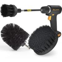 China Cordless Drill Brush Brush Attachment Power Scrubber Set 4 Piece for sale