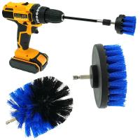 China Multifunctional Scouring Pad Drill Attachment Drill Scrubber Kit Oem for sale