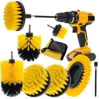 China OEM Customized Drill Brush Attachment With Medium Bristle Stiffness / Logo for sale