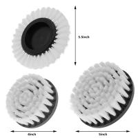 China 3 Pcs With 4 Inch 5 Inch 5.5 Inch With Soft Brush Drill Scrub Brush for sale