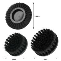 China Power Drill Brush Set Black Color Hardest Brush With 3pcs for sale