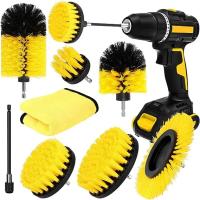 China Versatile Drill Scrub Brush For Various Surfaces Fits Most Power Drills Customized Color for sale