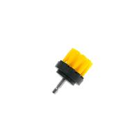 China Yellow 2 Inch Pp Material Middle Hard Brush Red Electric Drill Brush For Car Cleaning for sale