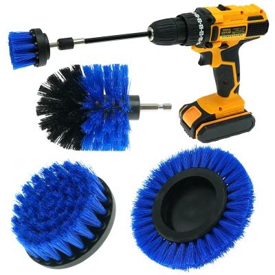 China Multifunctional Drill Scrub Brush For Various Surfaces With Quick Change Shaft for sale