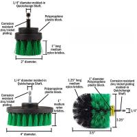 China Cordless Drill Scrubber Brush Attachment For Various Surfaces for sale