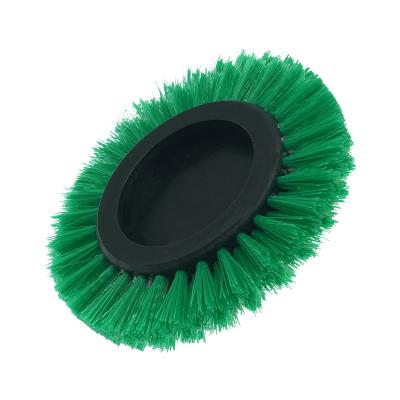 China Green Color  Drill Brush Head Set Multifunctional Scrubber Attachment for sale