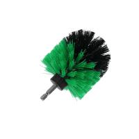 China 3.5inch Green Color Changeable Drill Brush Attachment For Quick for sale