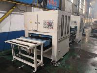 China Automatic Grinding Polishing Wide Belt Sander Satin Finishing With Cleaning Drying for sale
