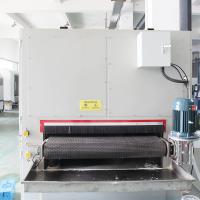 China 1000mm SS Cutting Board Wide belt sanding machine Metal Surface Water Grinding for sale