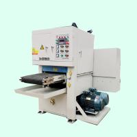 China PLC Stainless Steel Sheet Metal Surface Sander With 2 Head 380V for sale