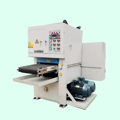 China PLC Stainless Steel Sheet Metal Surface Sander With 2 Head 380V for sale