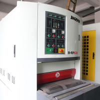 China Electric Adjustable Belt Sanding Machine For Metal With Two Sanders De-Slugger Burr Removal Edge Radiusing Wide Belt for sale