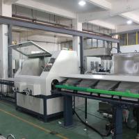 China Abrasive Belt And Nylon  Wire Polishing Machine With 2 Grinding Head for sale