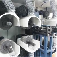 China 8 Grinding head steel coil double sided polishing machine for sale