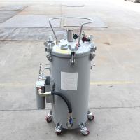 China Stainless Steel Barrel Pressure Tank For Automatic Polishing Machine for sale