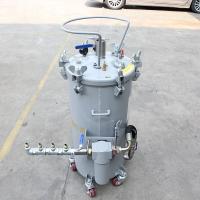 China Stainless Steel Barrel Pressure Tank For Automatic Polishing Machine for sale