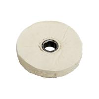 China Metal stainless steel polishing and grinding consumables round hole white cloth  non-woven for sale