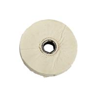 China Metal stainless steel polishing and grinding consumables round hole white cloth  non-woven for sale