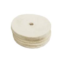China Tableware polishing hardware metal mirror polishing buckle cloth  drift car line polishing white cloth for sale