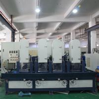 China 4 Head Abrasive Belt Hairline Stainless Steel Satin Finishing Machine for sale