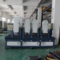 China 4 Head Abrasive Belt Hairline Stainless Steel Satin Finishing Machine for sale