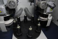 China Stainless Steel Disc Automatic Polishing Machine Rotary Buffing Nylon  Polishing Mac for sale