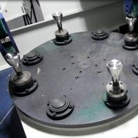 China Doorlock Ball Handle Wire Drawing Machine Polishing Surface Stainless Steel for sale