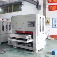 China 1000mm Standard Automatic Belt Grinding Machine Metal Polishing Deburring For Sheet Metal for sale