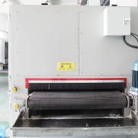 China 1000mm Standard Automatic Belt Grinding Machine Metal Polishing Deburring For Sheet Metal for sale