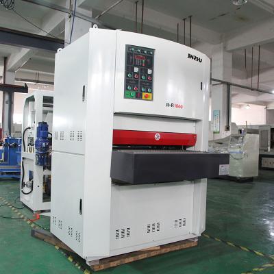 China Durable High Efficient Dry Grinding Rr1000mm Metal Parts Surface Deburring Sheet Metal Buffing Drawing Machine For Metal for sale