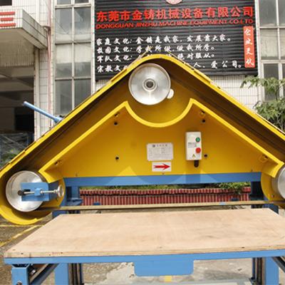 China 3 Corner Workbench Durable Hairline Polishing Machine Sheet Metal Type Abrasive Belt Sanding Machine for sale