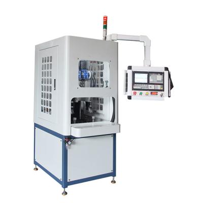 China 2 Station CNC Grinding Brushing Equipment For Precision Finishing Of Planar And Lateral Surfaces Of Regular Round Lid Products for sale
