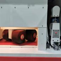 China Explosion Proof Stainless Steel Deburring Wide Belt Plane Metal Grinding Machine Sand Belt Metal Deburring Machine for sale