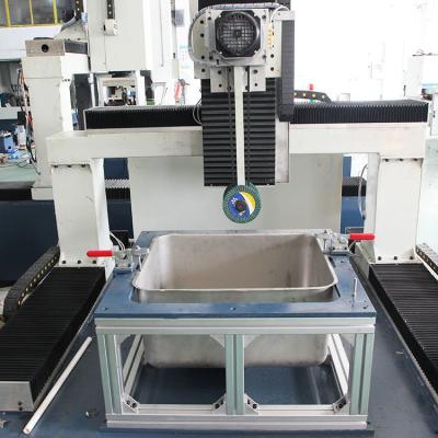 China Custom CNC Polishing Machine for Stainless Steel Sinks with 380V-50HZ Power and 2500r/min Speed for sale