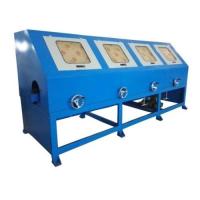 China Safe Operating Automatic Buffing Machine , Sheet Polishing Machine PLC Control for sale