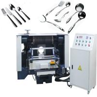 China Semi-Auto Single sided Cutlery Mirror Polishing Machine for Knives Spoons Forks Knife Buffing Grinding for sale