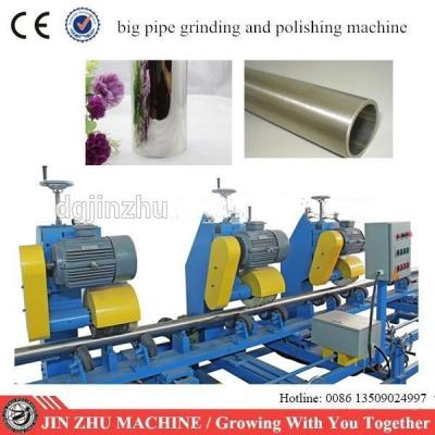 China PLC Program Control Mirror Polishing Machine For Big Diameter Round Tube for sale