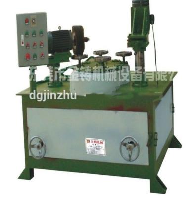 China 2 Head Disc Polishing Machine , Electric Rotary Polisher With Rotary Table for sale