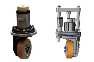 China 360° Vertical Steering Drive Wheel Motor for sale