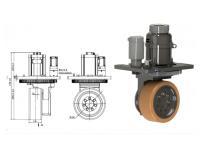 China Vertical Drive Wheel Motor for AGV AMR Forklifts for sale