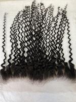 China Deep Curly Lace Frontal Vietnamese Hair, Human Hair 13x4 Transparent HD Lace Frontal and Closure for sale