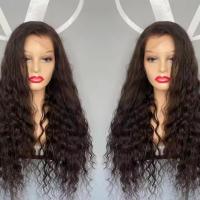 China Deep Water Wave Lace Front Human Hair Wigs Pre Plucked  Human Hair Wig for sale