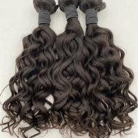 China NATURAL WAVE  Cheap Natural  Remy Indian Human Hair Vendor Weave Bundles and wefts for sale