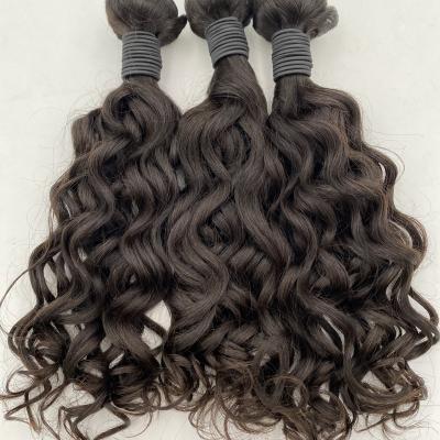 China NATURAL WAVE  Cheap Natural  Remy Indian Human Hair Vendor Weave Bundles and wefts for sale