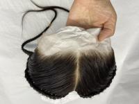 China New Arrival 100% Natural HD Transparent Lace Braids Frontal Closure 13x6 Remy Hair Indian Woman Toupee Piece Braids for sale