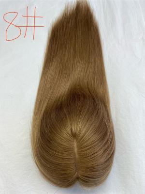 China Wholesale Natural Color Silk Base Closure Topper Virgin Human Hair Toupee Replacement System for Women Cheaper Price Hairpiece for sale