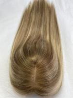 China Professional Supplier Kosher Glueless 100% Brazil Virgin Cuticle Human Hair Silk Base Closure High Quality Jewish Wig Topper for sale