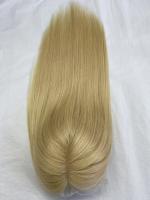 China Wholesale 24# color  Silk Base Closure Topper Virgin Human Hair Toupee Replacement System for Women Cheaper Price Hairpiece for sale