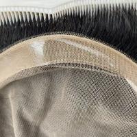 China Sale Men Toupee 100% Human Hair Hand Tied Silk Base Crown Wig Toupee Hair Patch Wigs with Clip for Men Toupee for sale