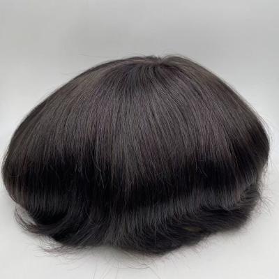China P2-3-8 hollywood Base Undetectable hd swiss Lace clear Poly All Around Natural Lace Front Prothesis Hair Wig for Men Toupee for sale